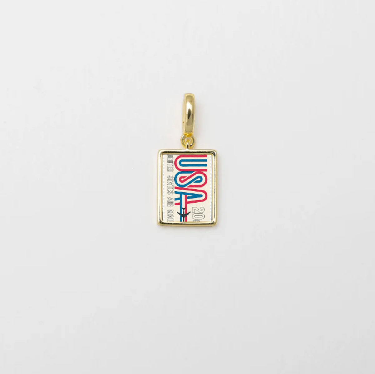 USA Charm | Vintage Postage Stamp Charm Collection - Raiz